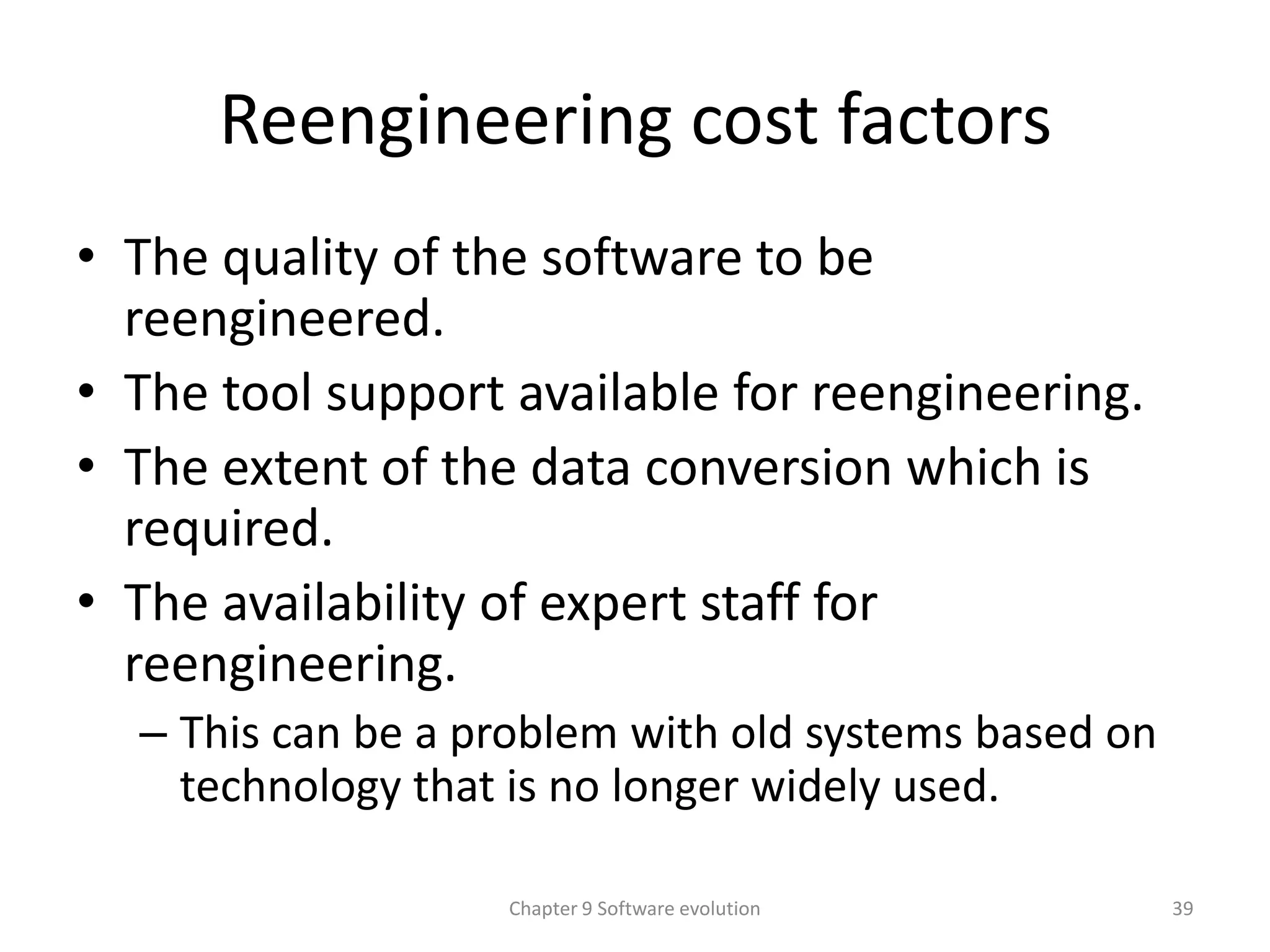 Software Evolution Course Outline And Class Notespdf