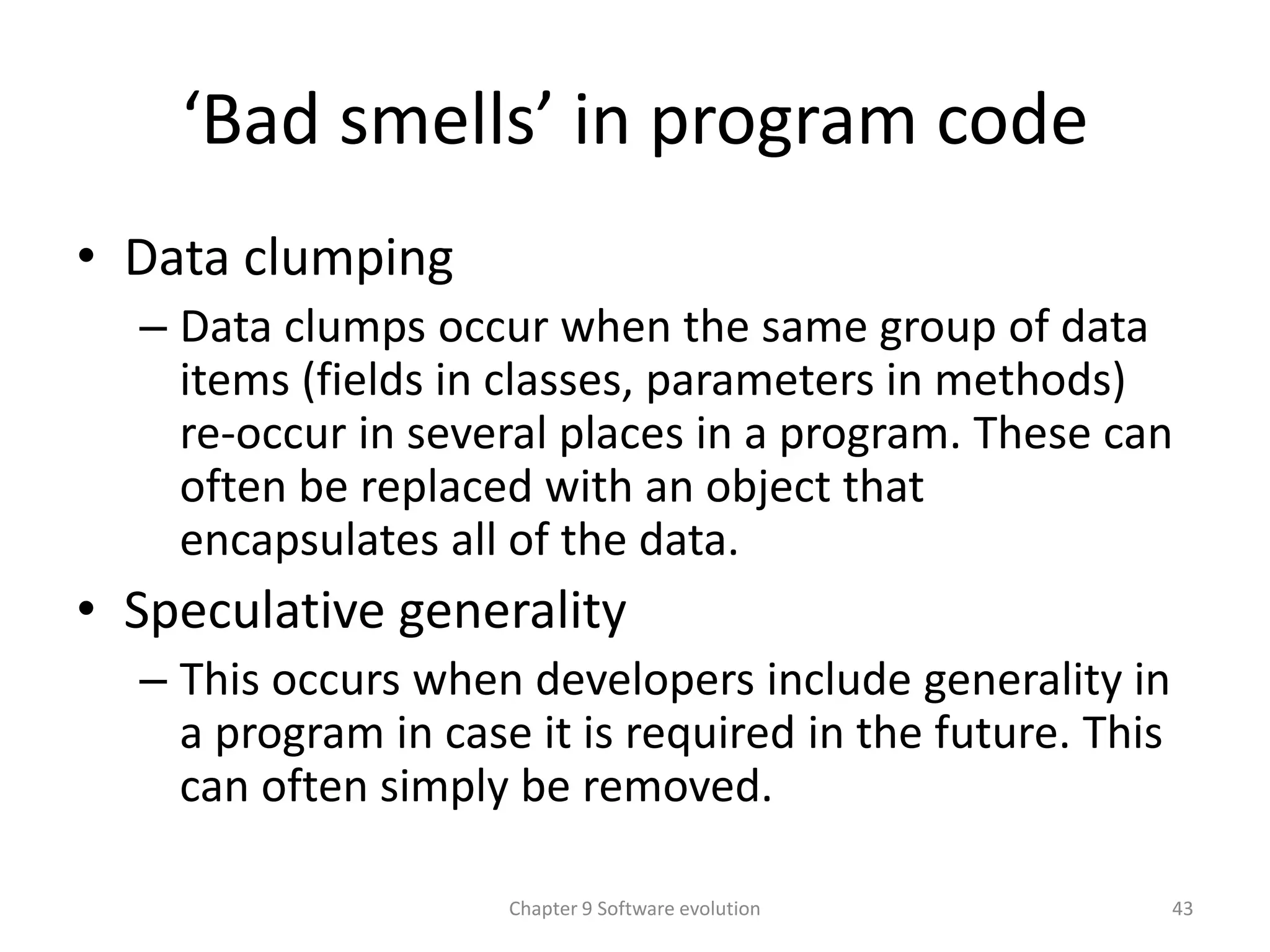 Software Evolution course outline & class notes.pdf
