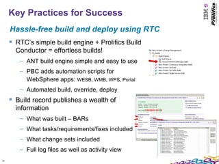 A Software Factory Integrating Rational Team Concert and WebSphere ...