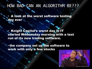 Software failure The knight's story | PPTX