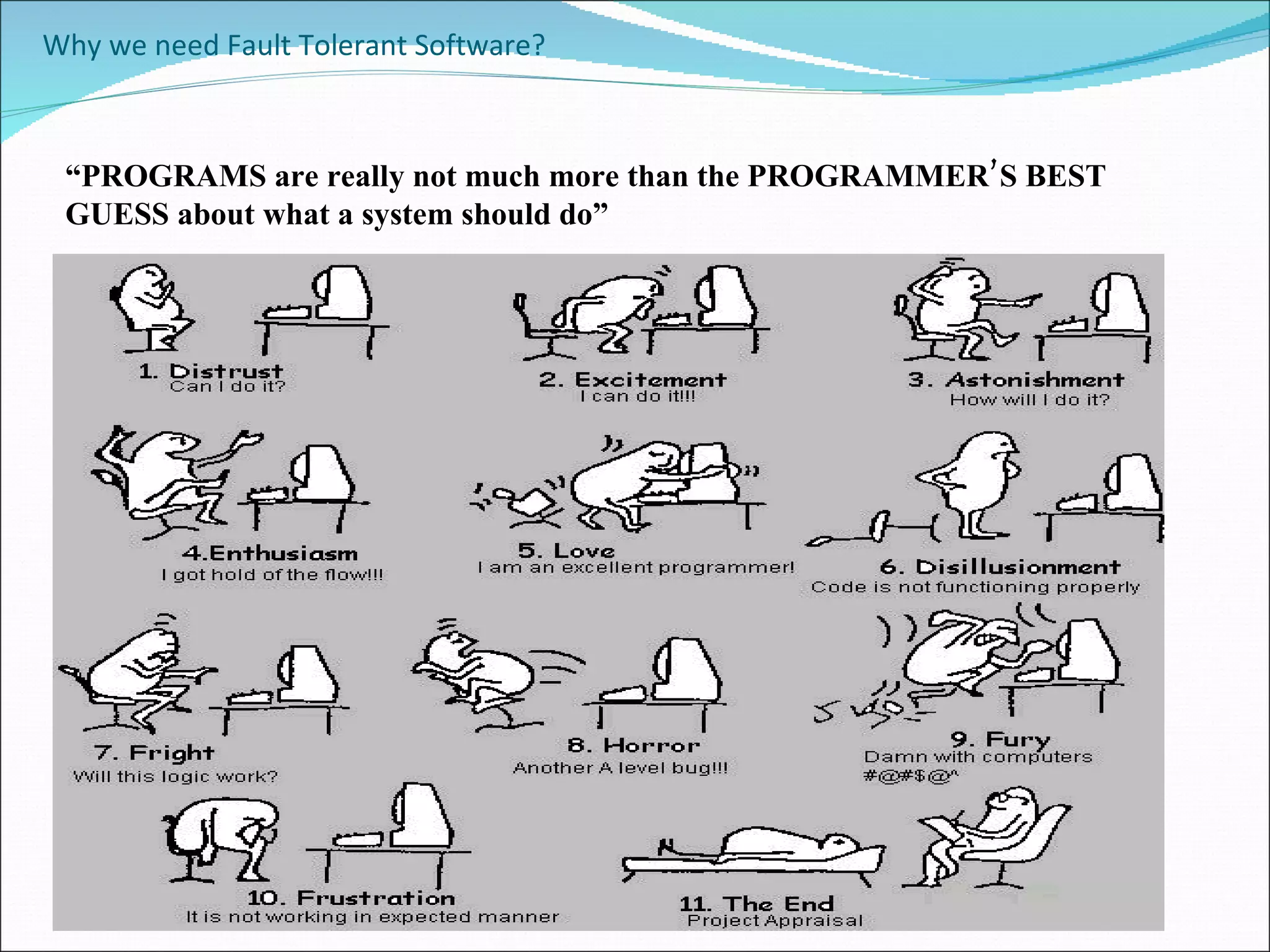 Software Fault Tolerance Ppt Operating Systems Computer Software And Applications