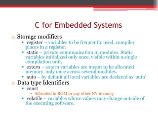 Software for embedded systems complete | PPTX