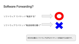 Software forwarding path | PPT