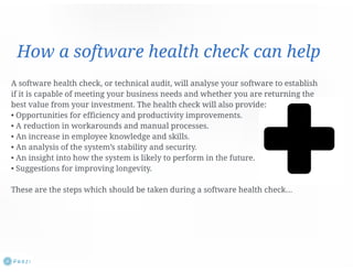 Software Health Check Cycle | PDF