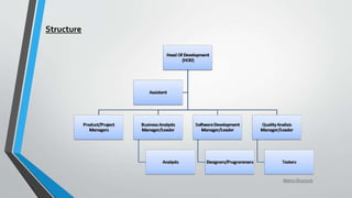 Software house organization | PPTX