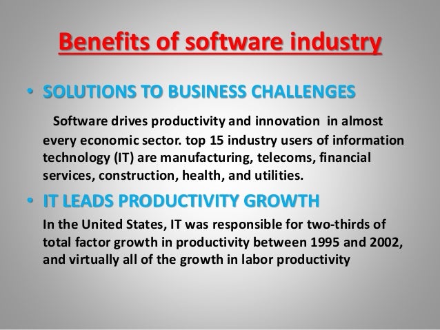 Software industry