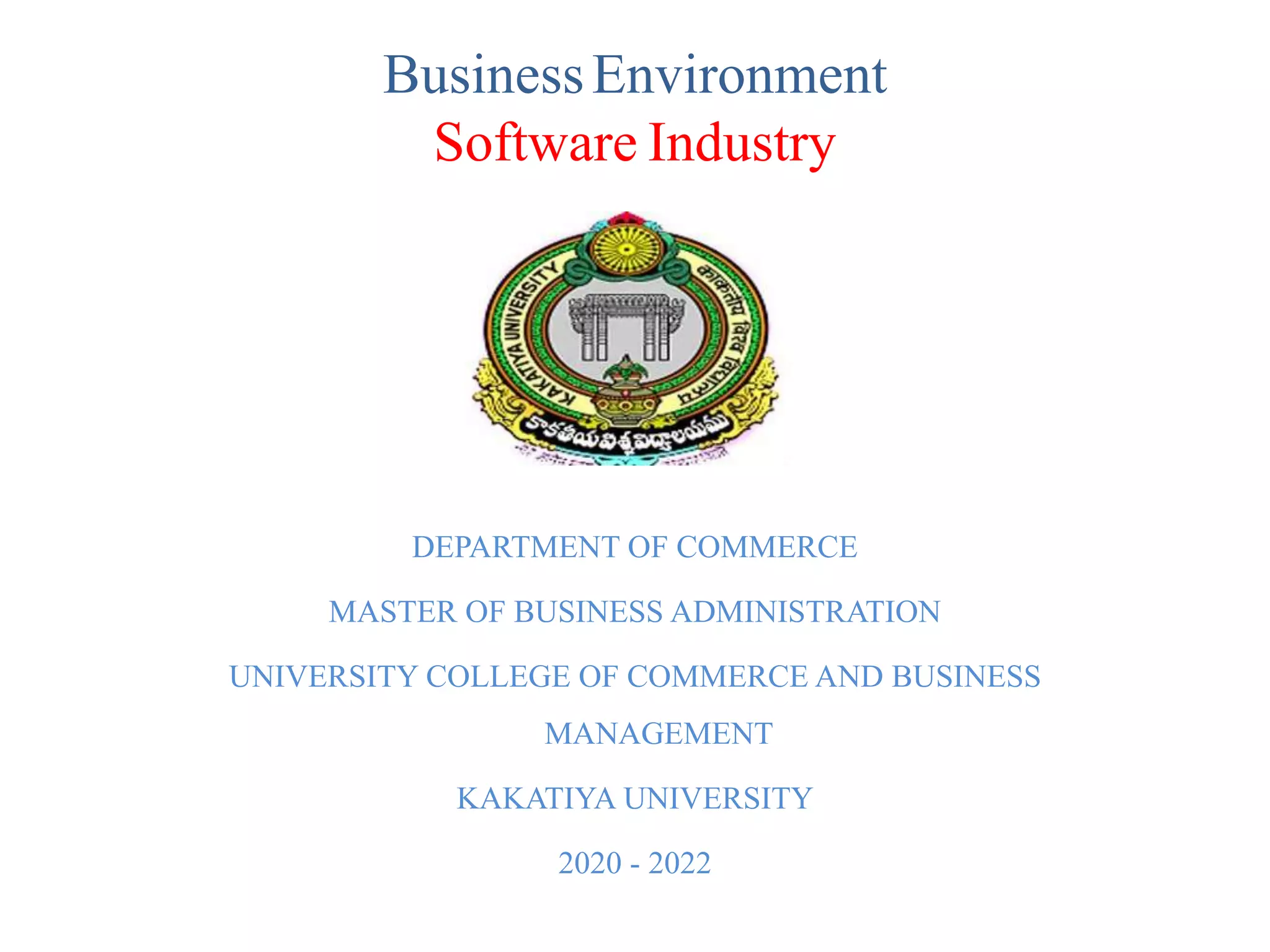 Software Industry | PPTX