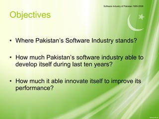 Software industry of pakistan 1995 2008 | PPT