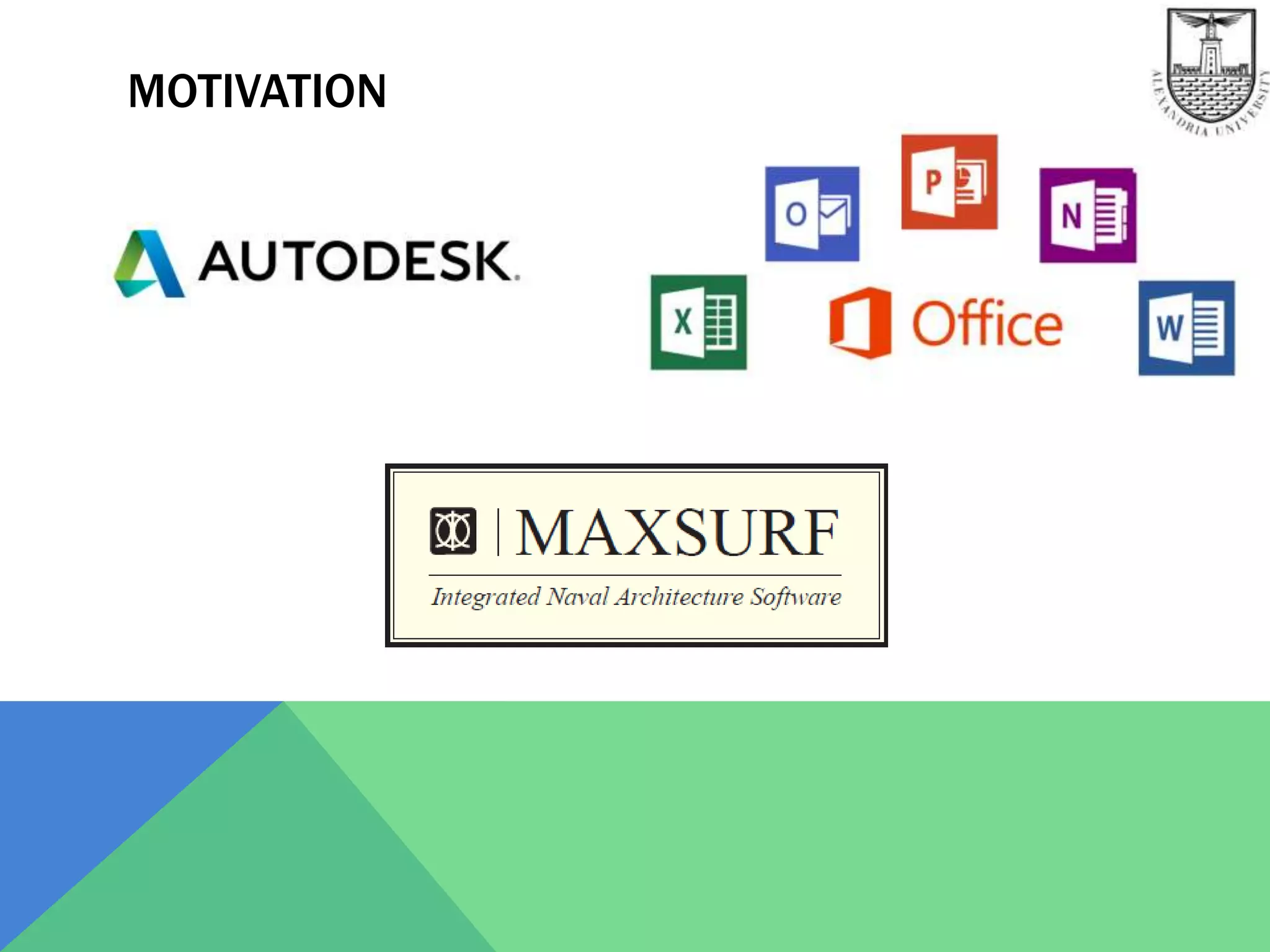 Software in Naval Architecture and Marine Engineering | PPSX | Computer Software and ...