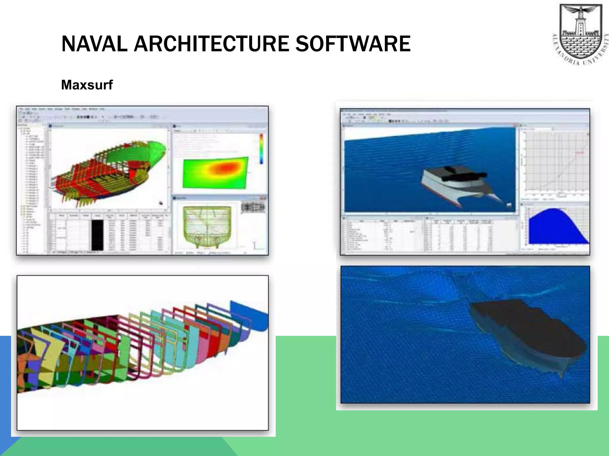 Software in Naval Architecture and Marine Engineering | PPSX