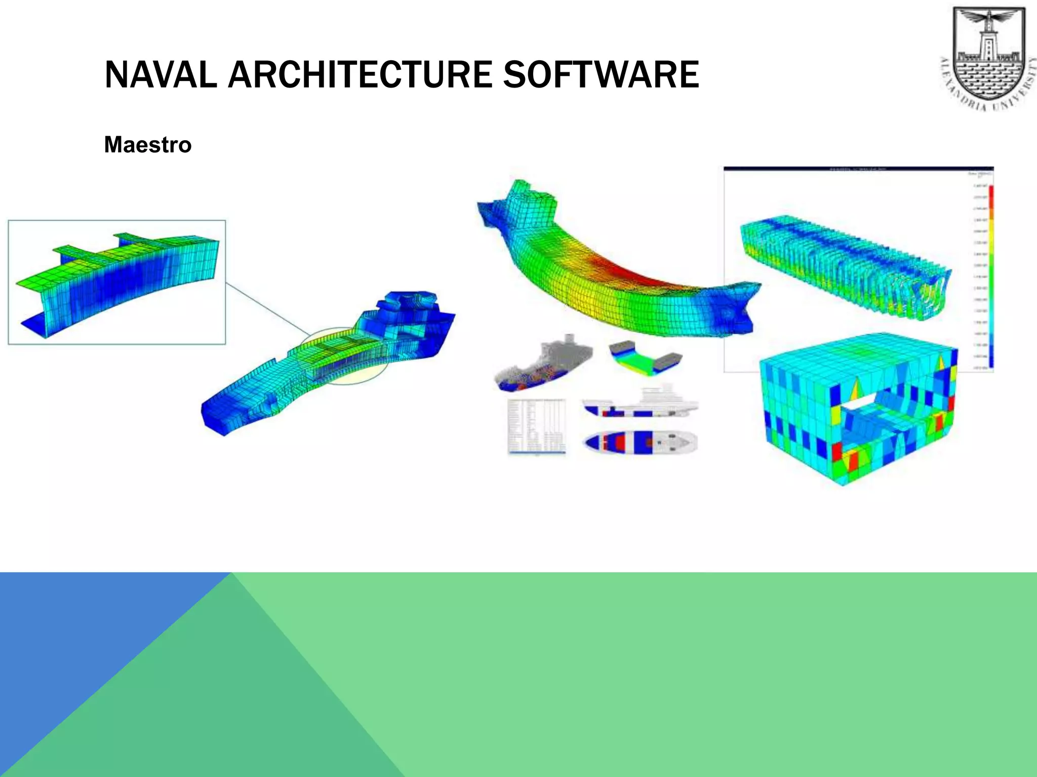Software in Naval Architecture and Marine Engineering | PPSX