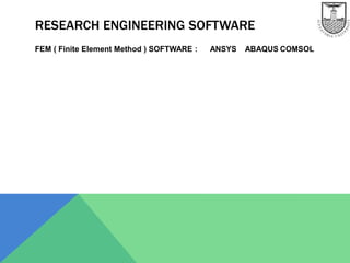 Software in Naval Architecture and Marine Engineering | PPSX | Computer ...