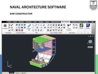 Software in Naval Architecture and Marine Engineering | PPSX | Computer ...
