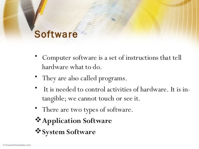 Software introduction