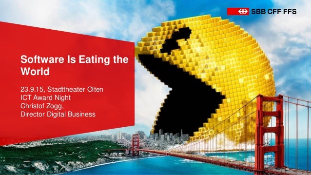 Software Is Eating The World - Keynote ICT Award Night