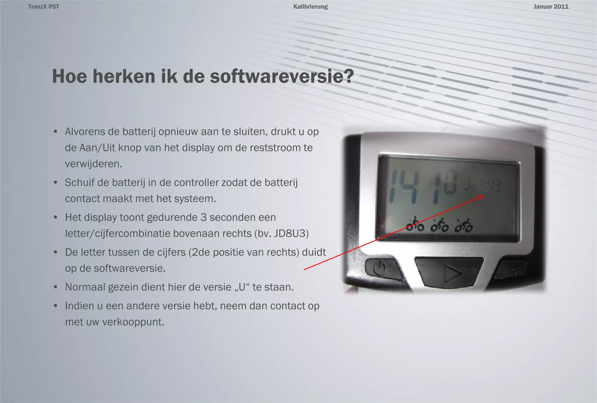 Softwarekalibratie TranzX | PDF