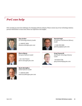 PWC Global 100 Software Leaders | PDF
