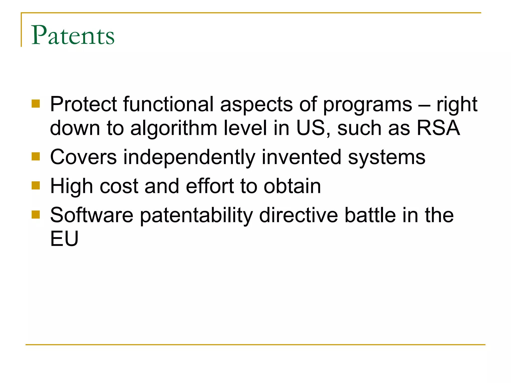 Software Legal Issues | PPT