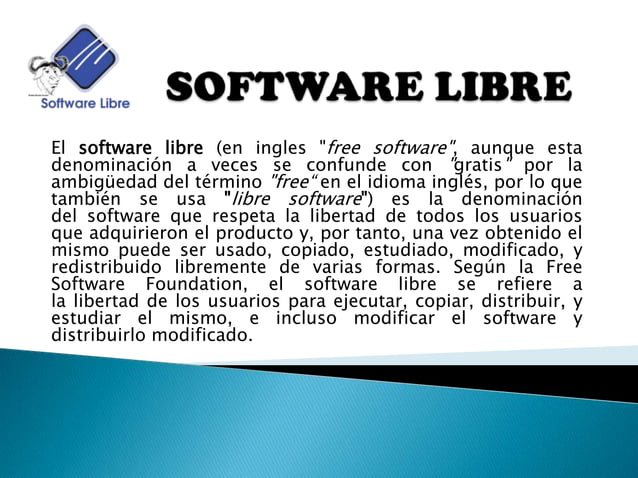 Software libre | PPTX