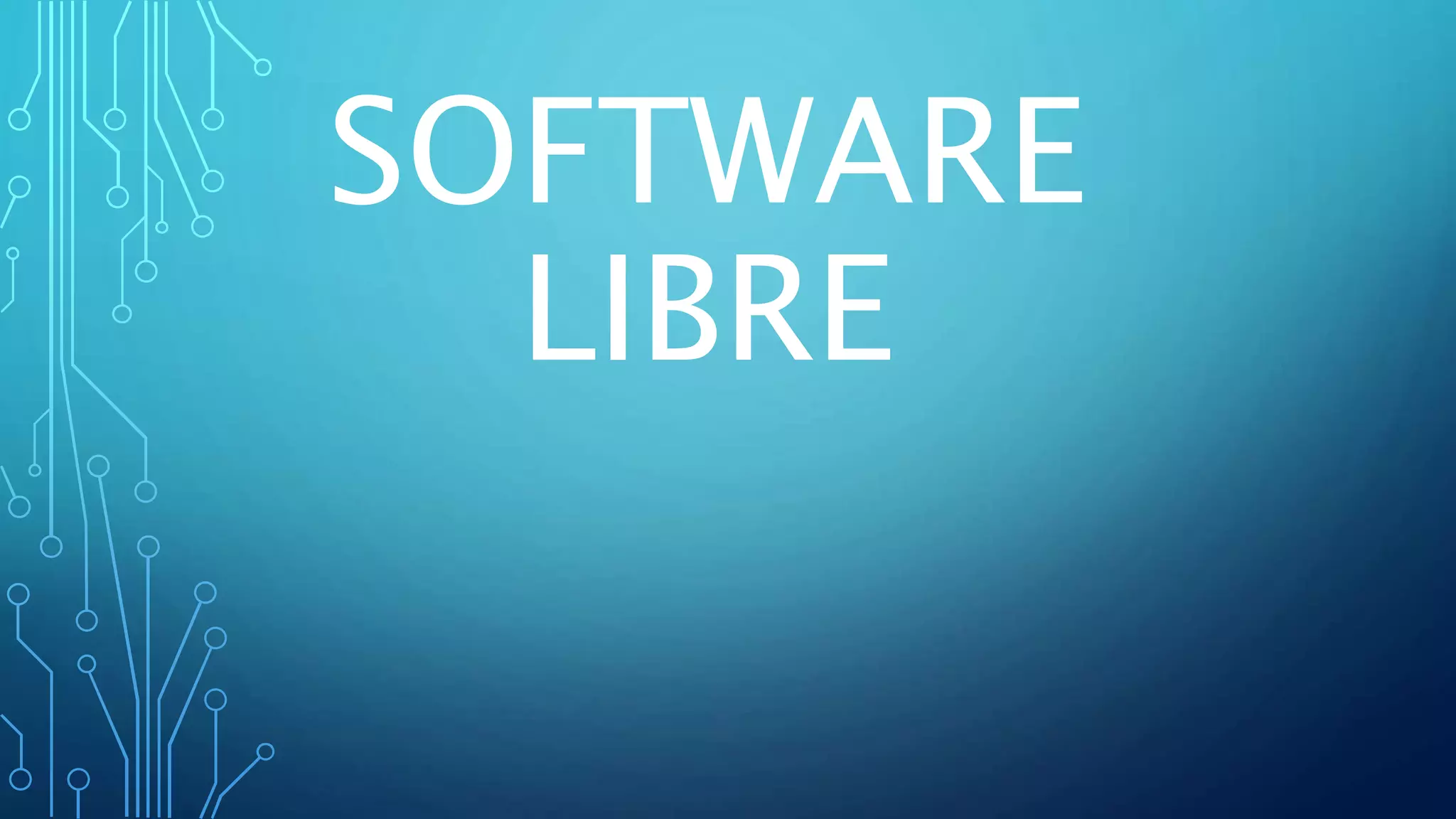 Software libre | PPTX