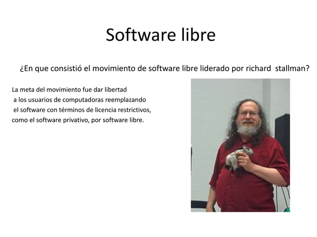 Software libre | PPTX
