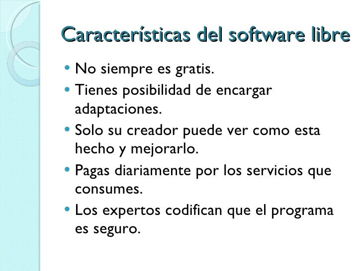 Software libre