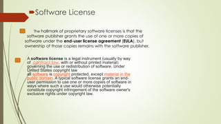 Software licencing techniqes | PPTX
