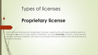Software licencing techniqes | PPTX
