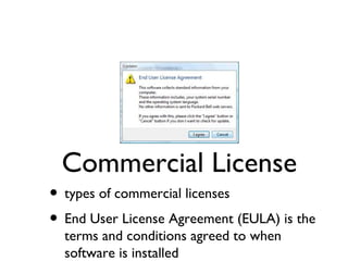 Software license | PPT | Shareware and Freeware | Computer Software and ...