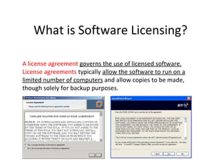 Introduction to Software Licensing | PPT