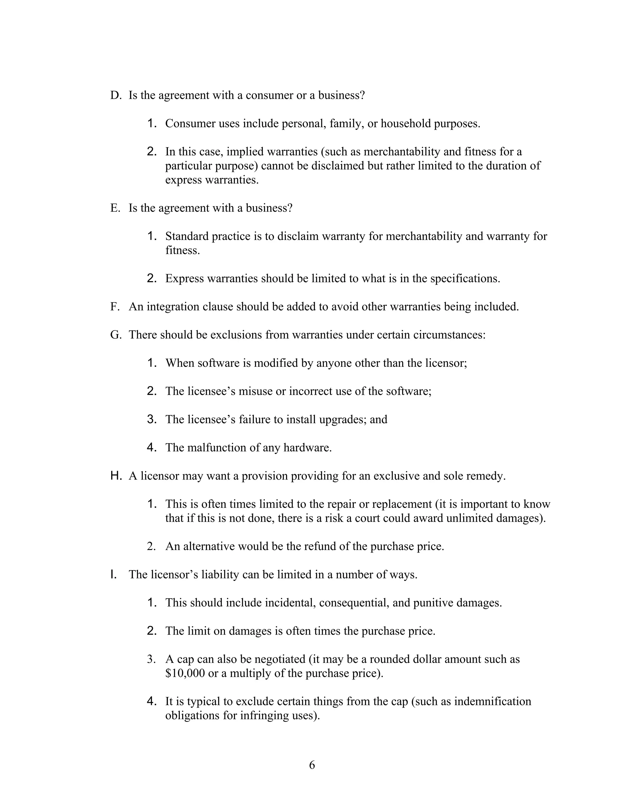 Software Licensing Issues Checklist | DOC