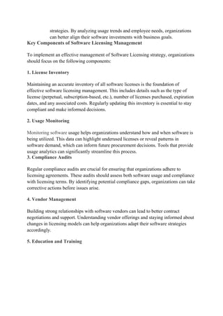 Software Licensing Management: Importance, Key Components & Tools ...