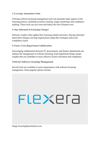 Software Licensing Management: Importance, Key Components & Tools ...