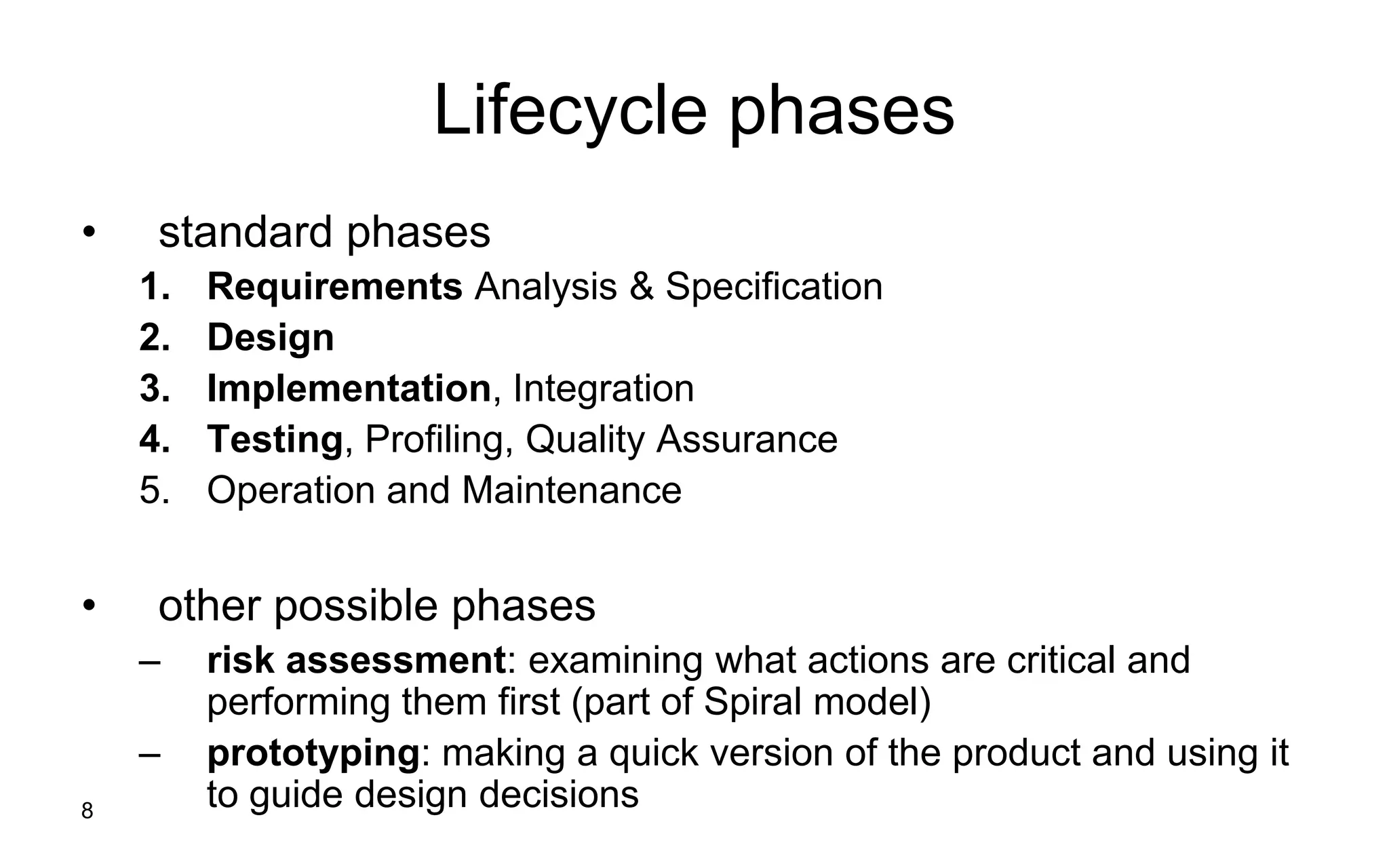 Software life cycle | PDF