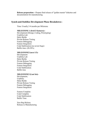 Software lifecycle model report | PDF