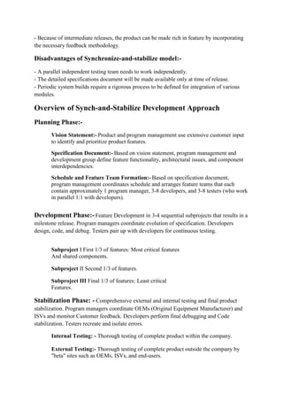 Software lifecycle model report | PDF