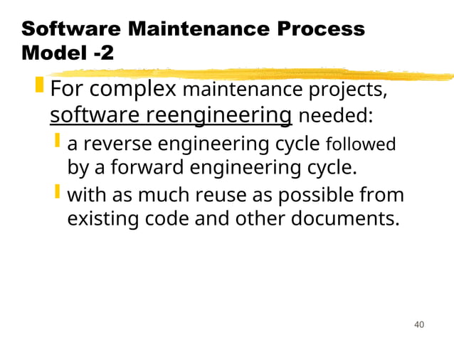 Software Maintenance.ppt in Software Engineering | PPT