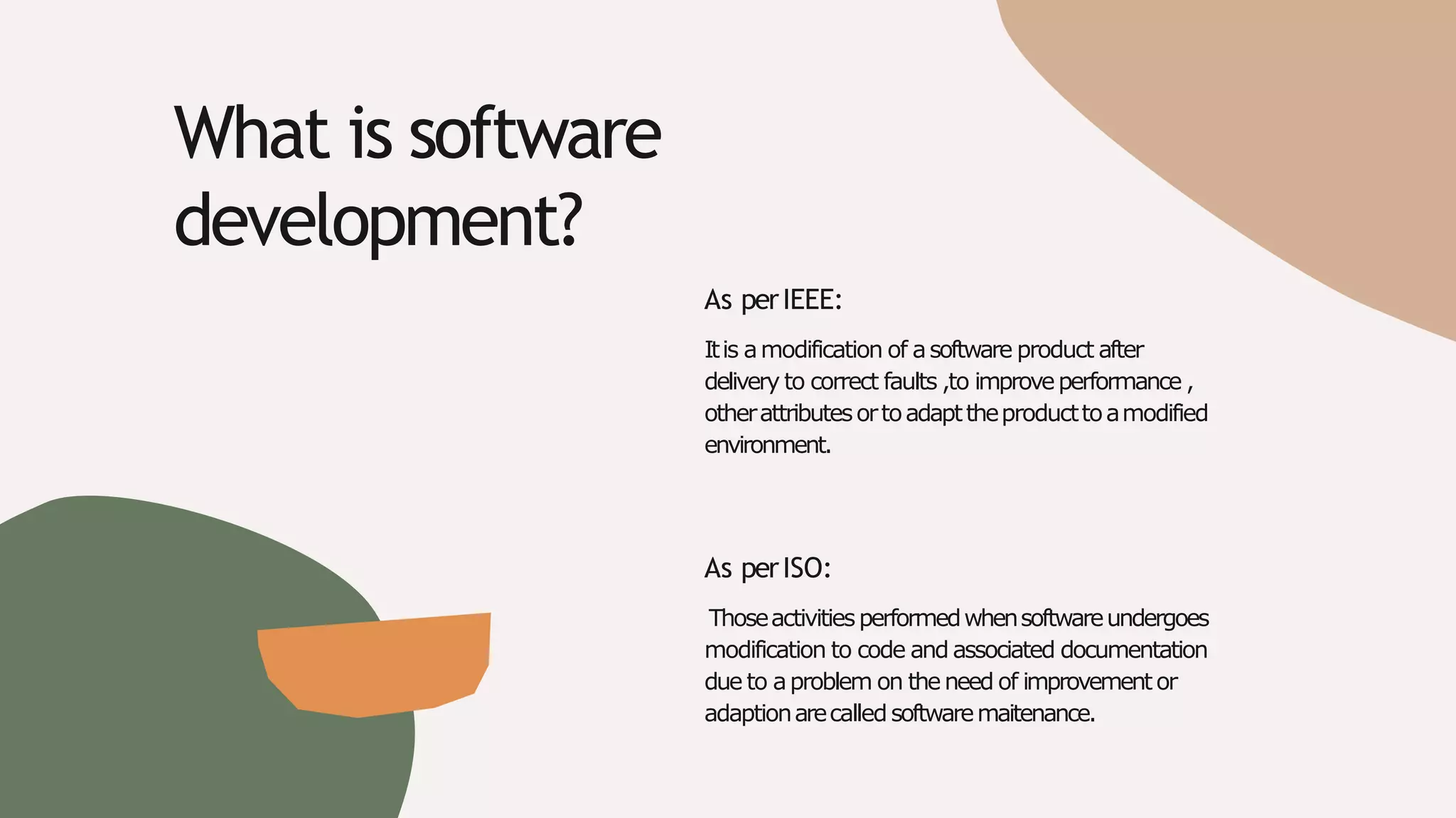 Software Maintenance Ppt
