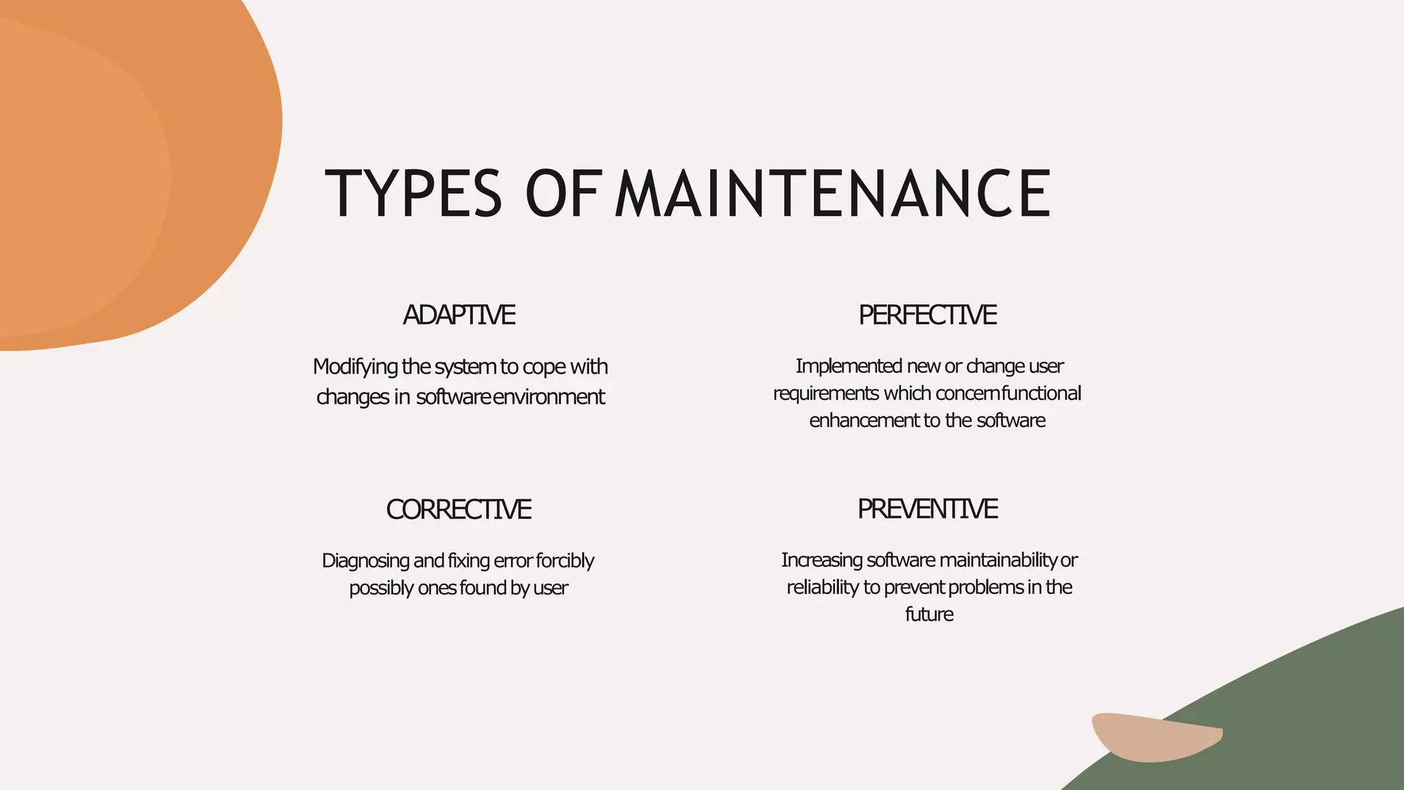 Software Maintenance Ppt