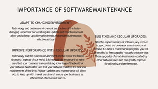 Software maintenance | PPTX