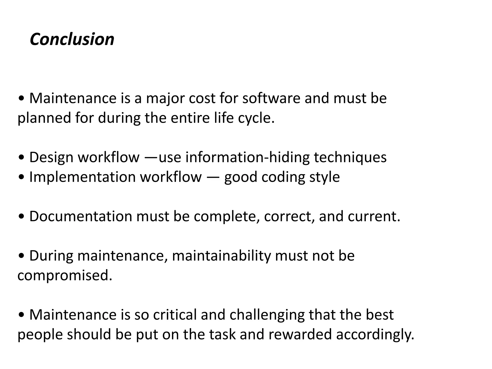 Software maintenance | PPTX