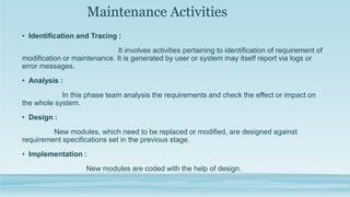 Software maintenance ppt | PPTX