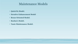 Software maintenance ppt | PPTX