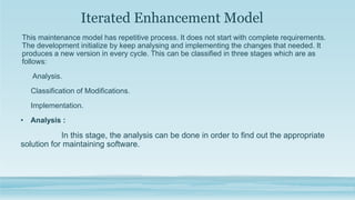 Software maintenance ppt | PPTX