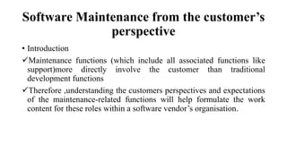 SOFTWARE MAINTENANCE -3 | PPT