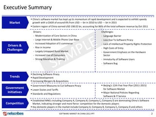 Market Research Report : Software Market in China 2012 | PDF | Internet ...