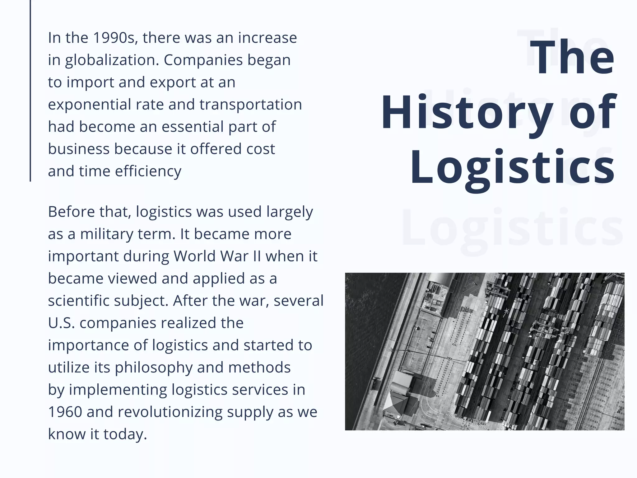 The History and Importance of Logistics | PDF