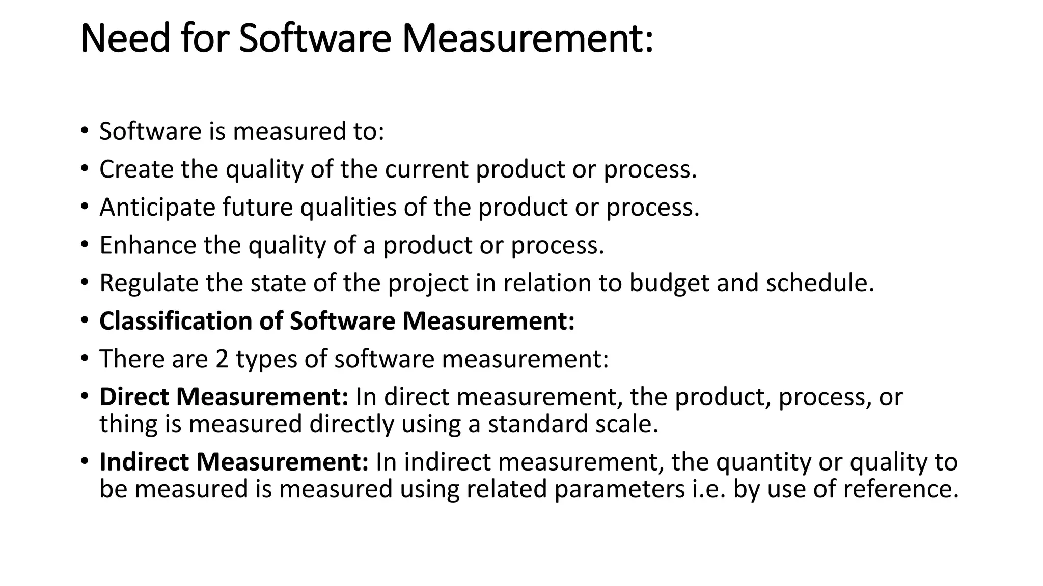 Software Measurement And Metricspptx Programming Languages Computing