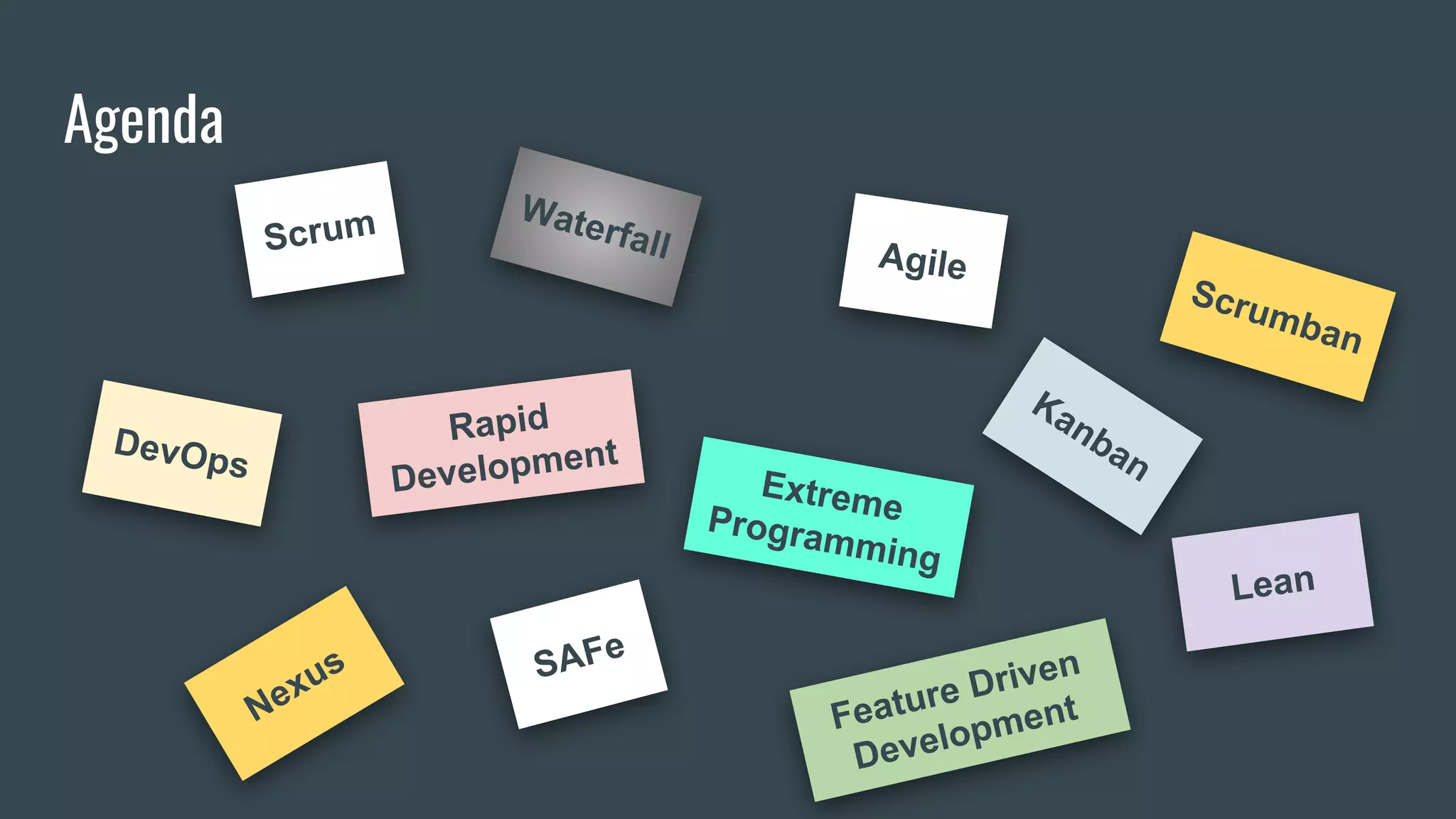 Software Methodologies & Frameworks | PPT