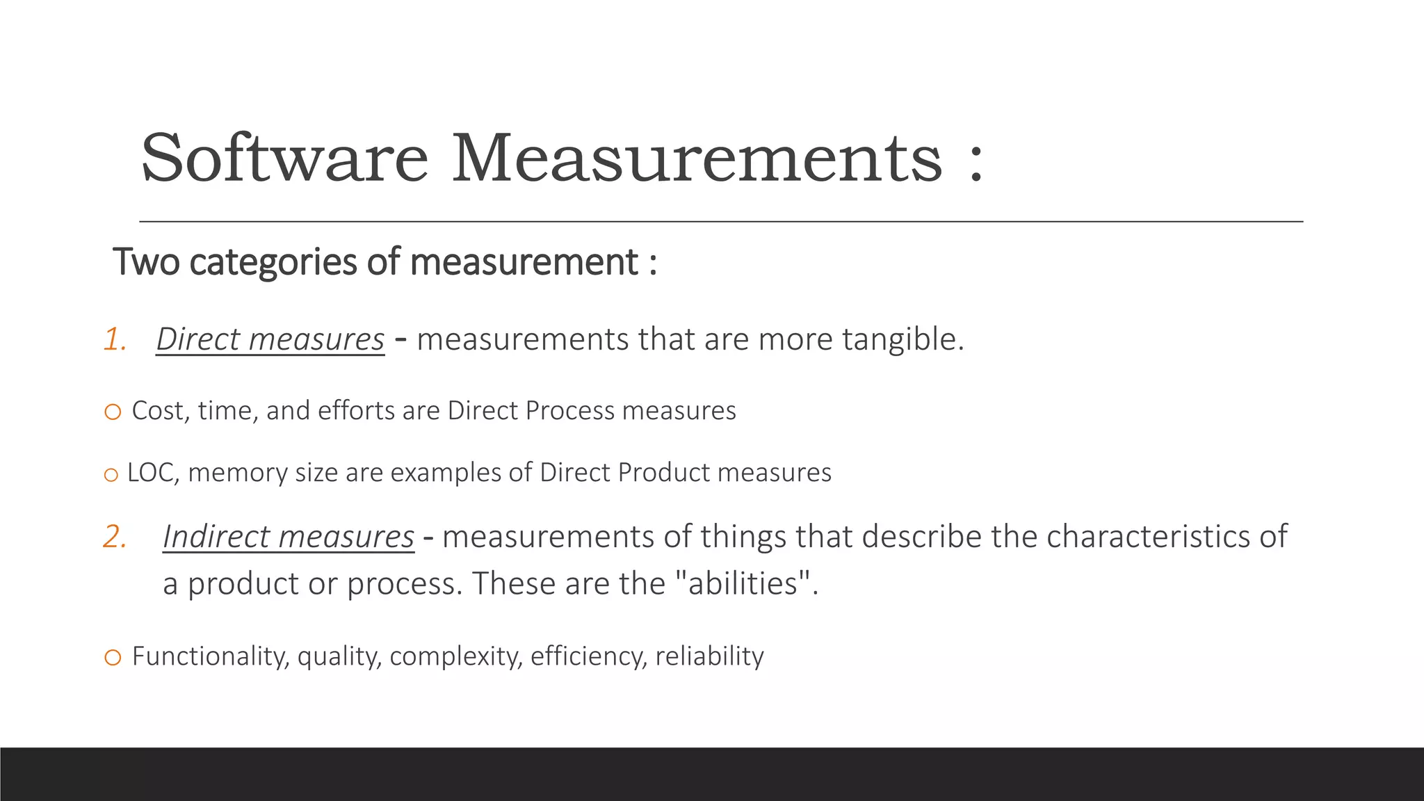 Software Metrics Pptx Computer Software And Applications Computing